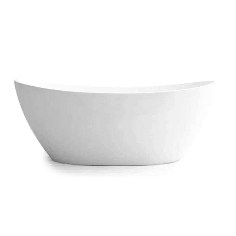 Evie | 1700mm High Back Freestanding Designer Bathtub Gloss White ...