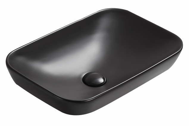 Poseidon | 515 x 340 x 155mm Matte Black Rectangular Ultra Slim Insert ...