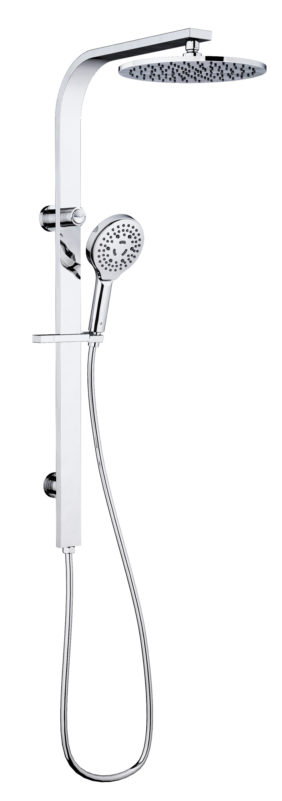 Regal | Round Multifunction Chrome Shower Rail - Bathroom Upgrade