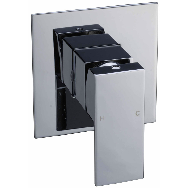 Rosa | Square Chrome Wall Mixer - Bathroom Upgrade