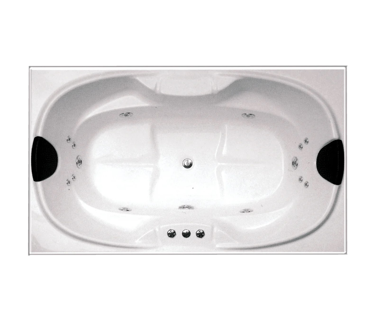 Broadway | Bargello 2 Person Drop In Built In Wide Spa Bath 1800 x 1100 ...