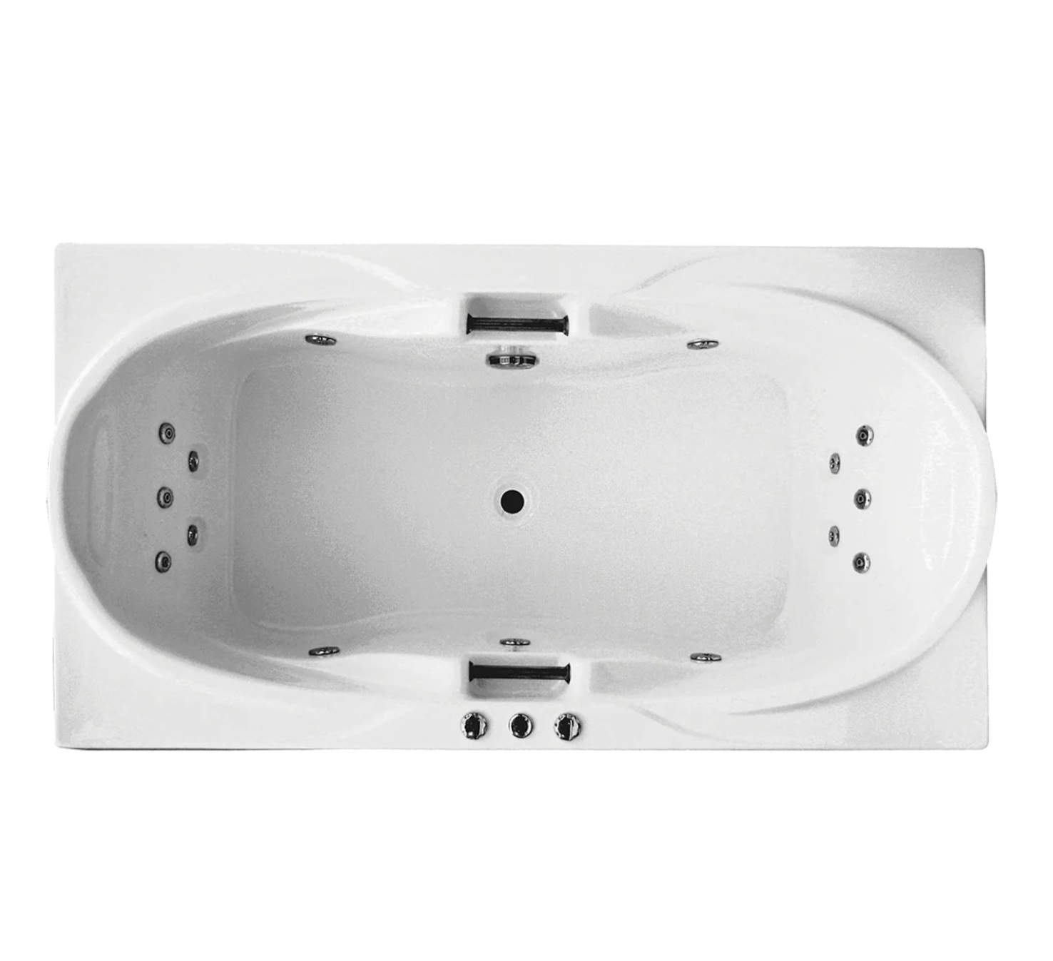 Broadway | Castilla 2 Person Drop In Built In Spa Bath 1800 x 940 x 450 ...