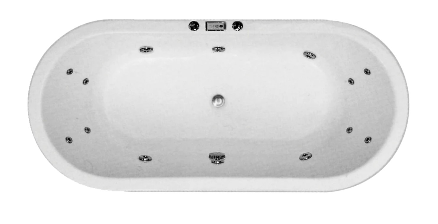 Broadway | Florentine Oval Drop In Built In Spa Bath 1720 x 780 x 500 ...